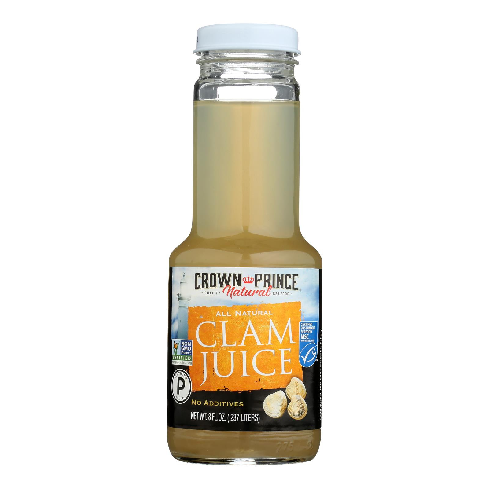 Crown Prince Clams - Boiled Baby Clams In Water - Case Of 12 - 10 Oz.