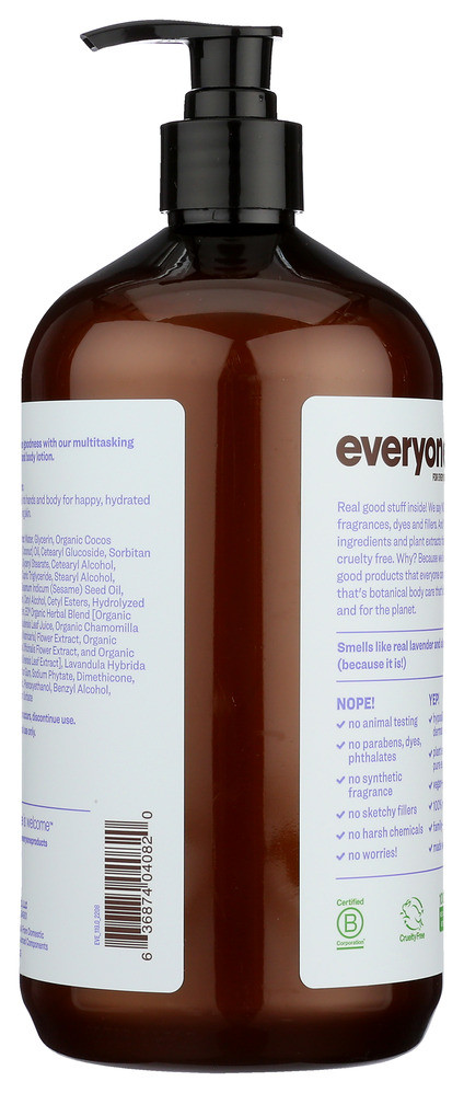 Everyone Lotion - Lavender And Aloe - Case Of 6 - 2 Fl Oz.