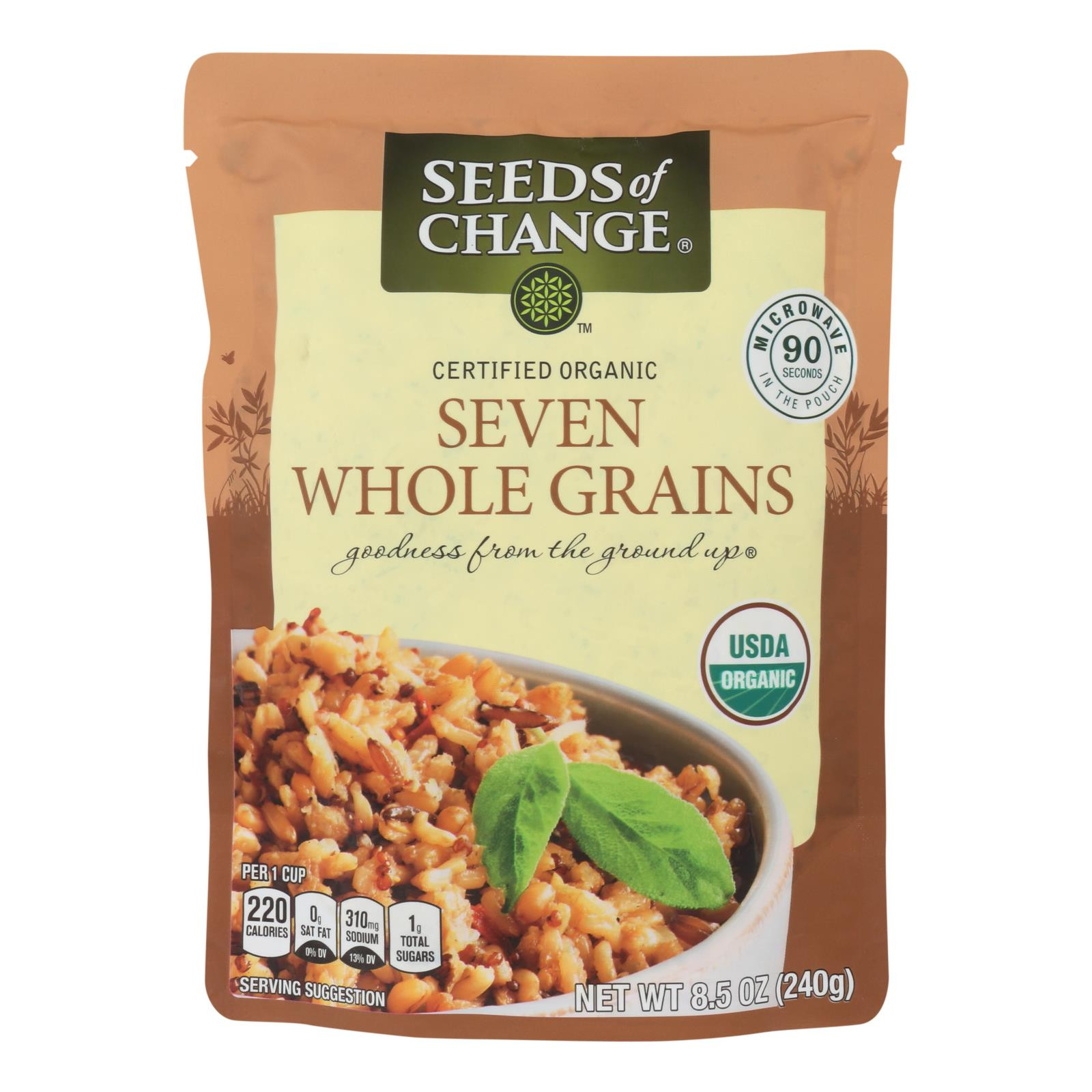 Seeds Of Change Organic Microwavable Seven Whole Grains - Case Of 12 ...