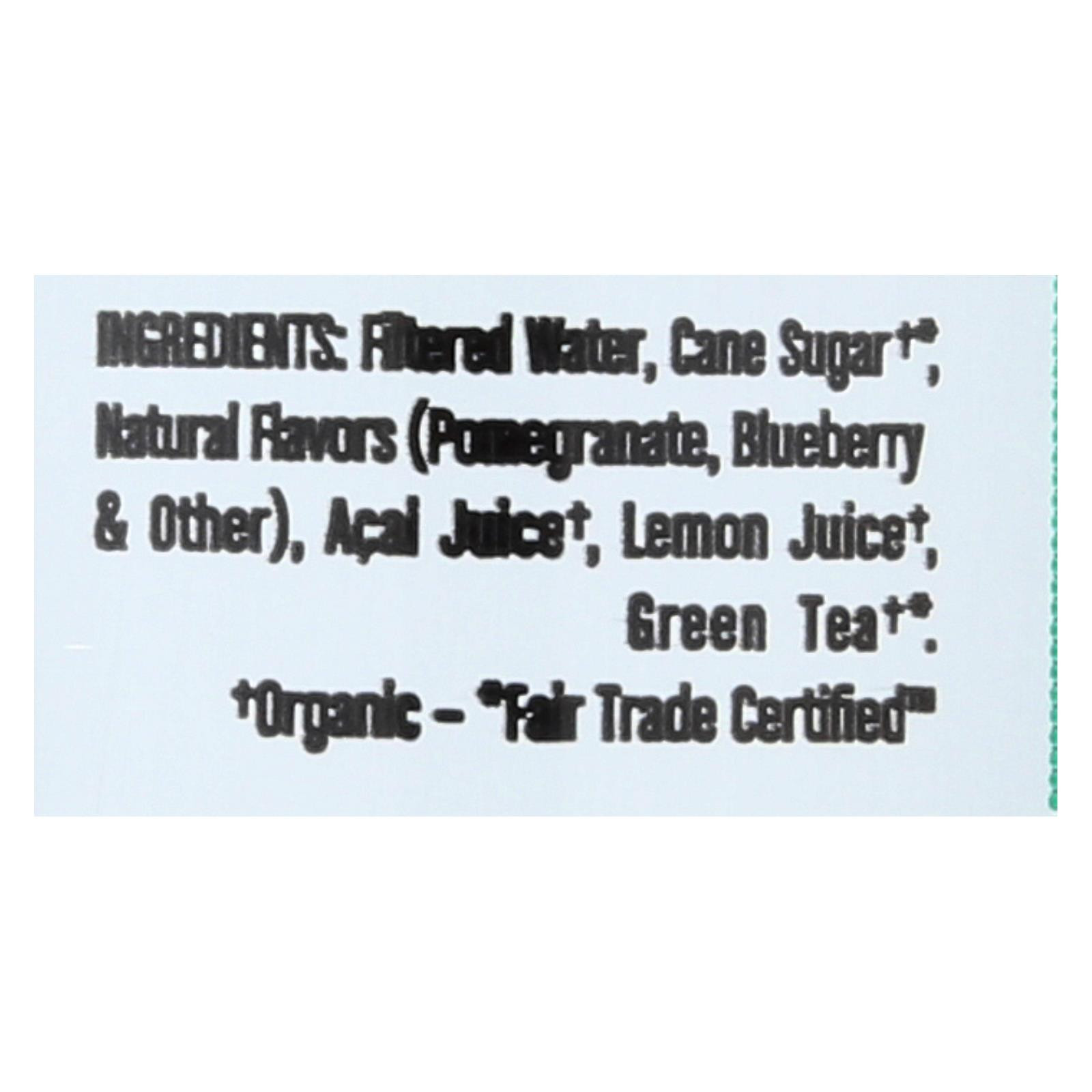 Steaz Lightly Sweetened Green Tea - Blueberry Pomegranate - Case Of 12 ...