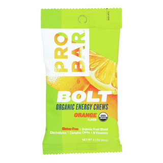 Probar Bolt Energy Chews - Organic Berry Blast - 2.1 Oz - Case Of 12
