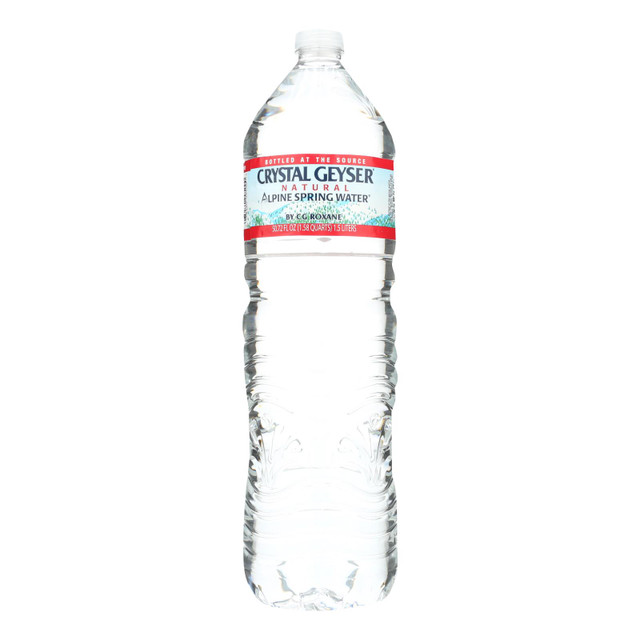 Crystal Geyser Alpine Spring Water - Case Of 6 - 1 Gal
