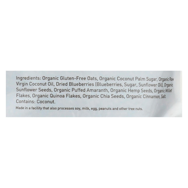 Purely Elizabeth Organic Ancient Grain Granola - Blueberry Hemp - Case ...