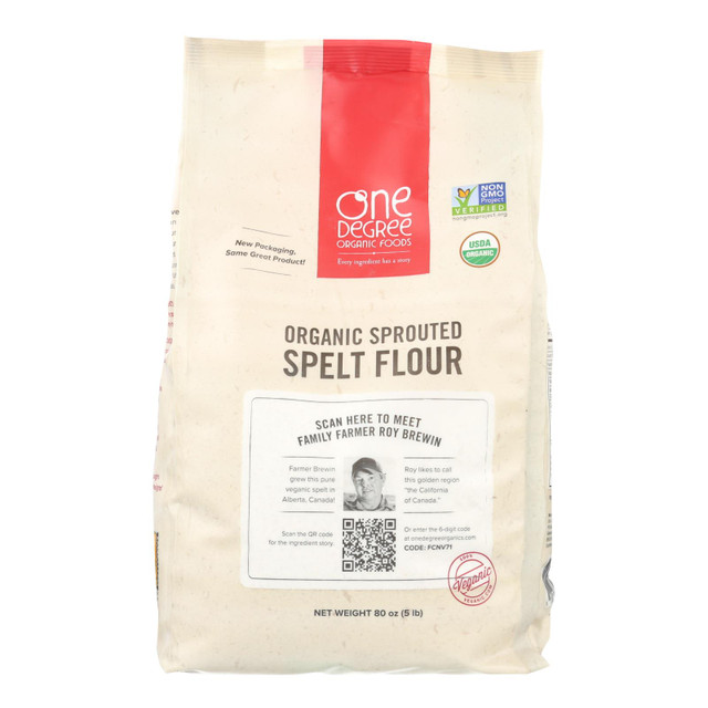 One Degree Organic Foods Organic Rolled Oats - Sprouted - Case Of 4 - 24 Oz