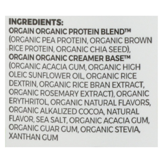 Orgain Organic Protein Powder - Plant Based - Sweet Vanilla Bean - 2.03 Lb