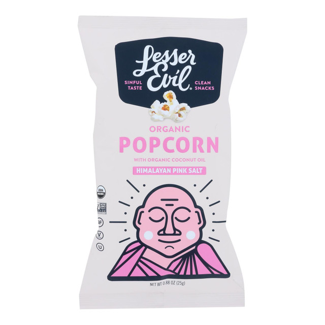 Lesser Evil Popcorn - Buddha Bowl Foods - Case Of 18 - .88 Oz.