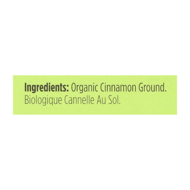 Simply Organic Cinnamon - Organic - Ground - A Grade - .67 Oz - Case Of 6
