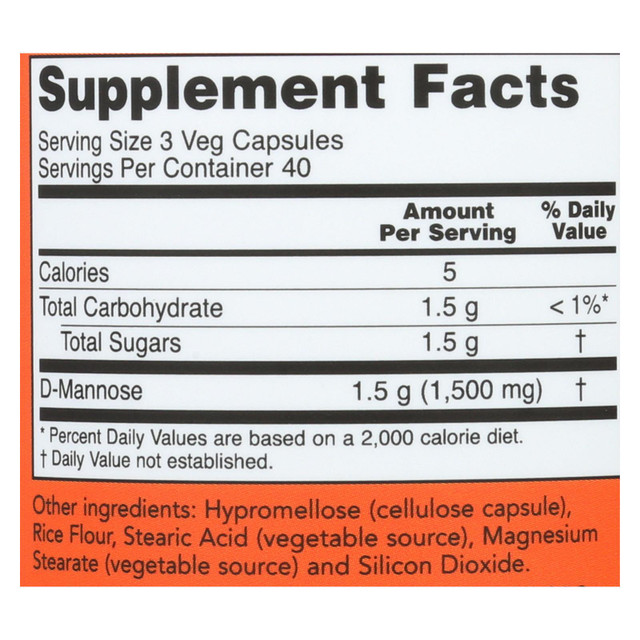 Cleartract D-mannose Formula - 500 Mg - 60 Capsules