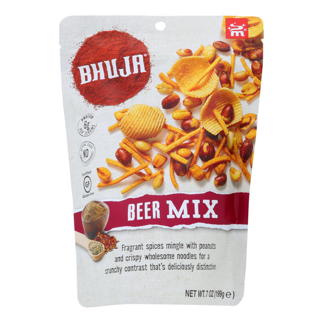 Bhuja Snacks - Cracker Mix - Case Of 6 - 7 Oz.