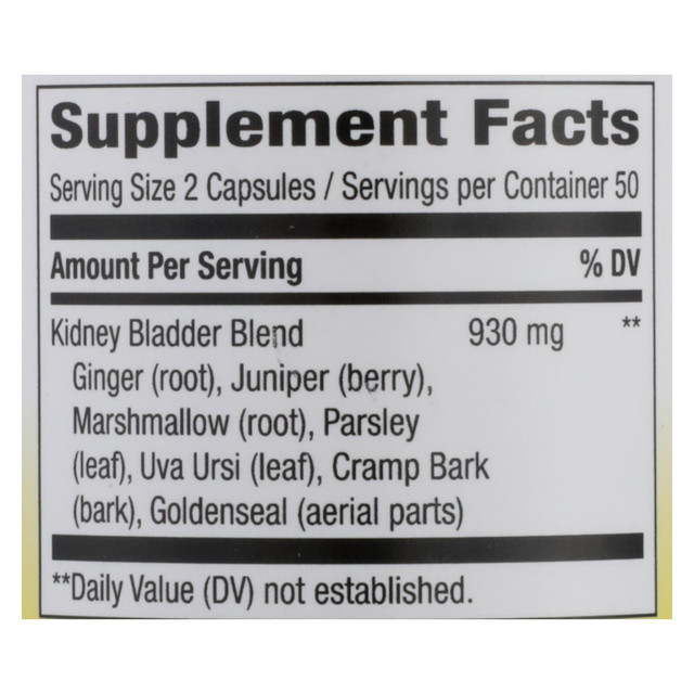 Nature's Way Kidney Bladder - 100 Capsules