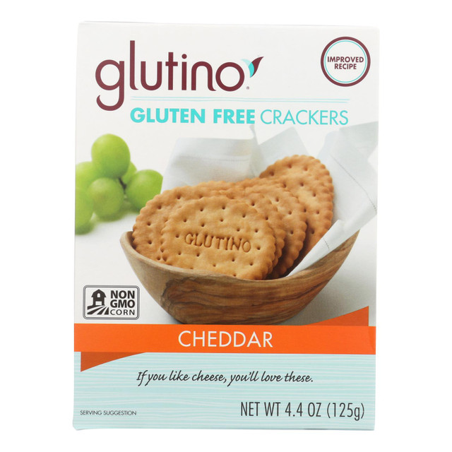 Glutino Original Crackers - Case Of 6 - 4.4 Oz.