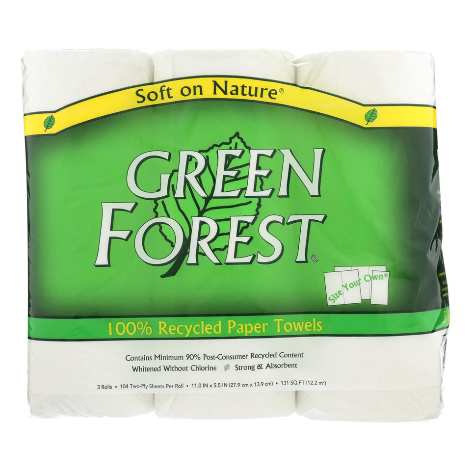 Green Forest Premium Bathroom Tissue - Unscented 2 Ply - Case Of 24