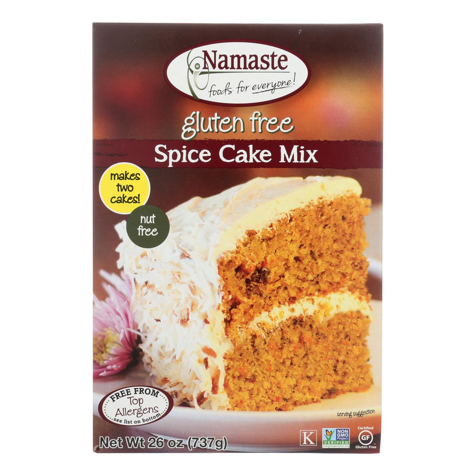 Namaste Foods Chocolate Cake - Mix - Case Of 6 - 26 Oz.