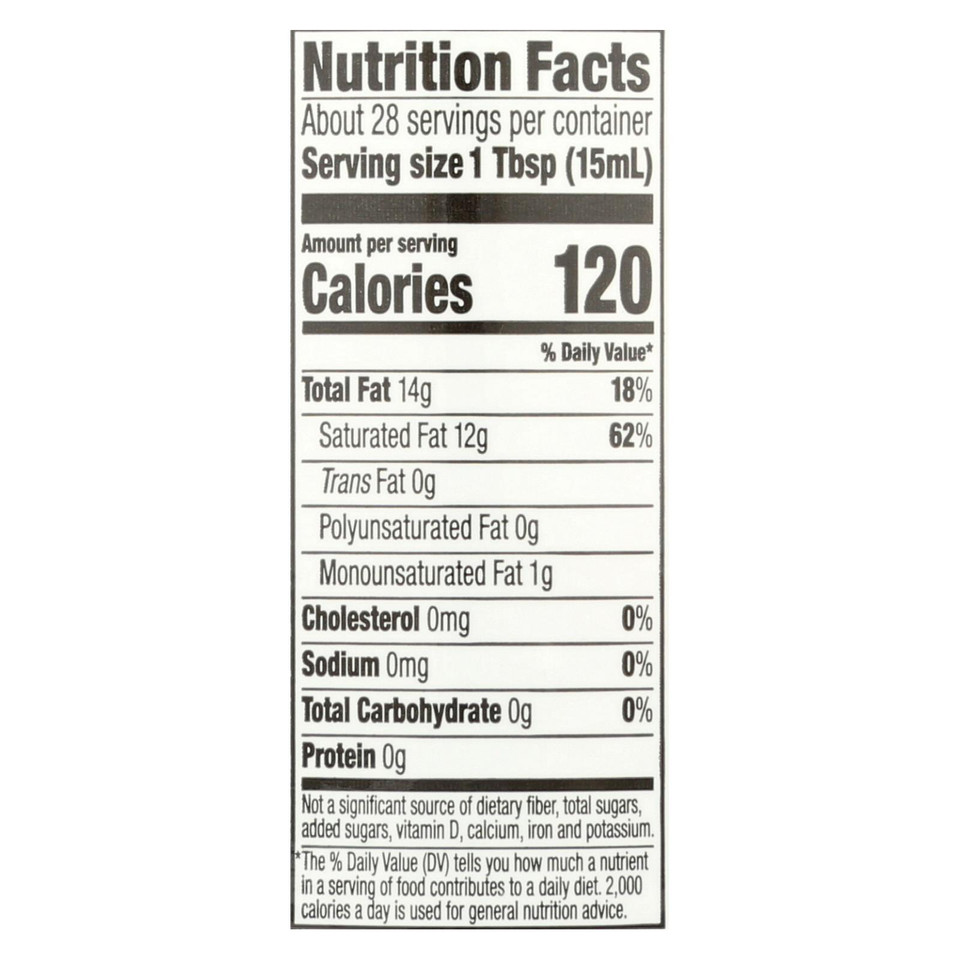 Spectrum Naturals Unrefined Organic Virgin Coconut Oil - Case Of 12 ...