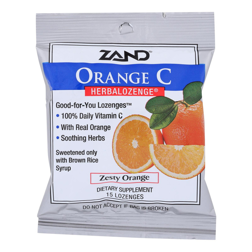 Zand Menthol Herbalozenge Soothing Menthol - 15 Lozenges - Case Of 12