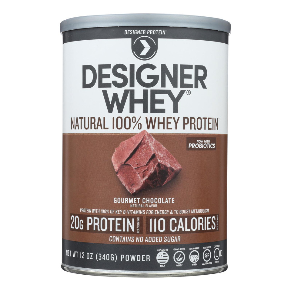 Designer Whey Protein Powder Chocolate - 12.7 Oz