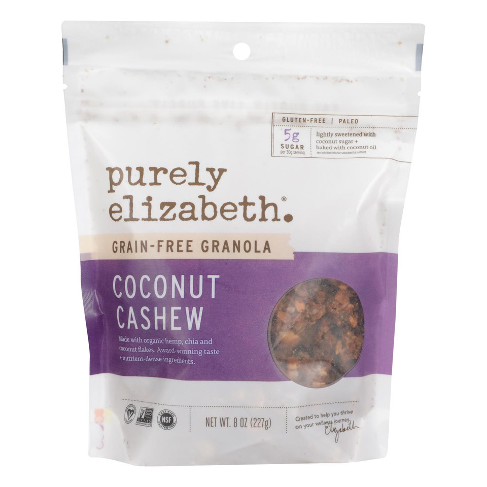 Purely Elizabeth Probiotic Granola - Maple Walnut - Case Of 6 - 8 Oz.