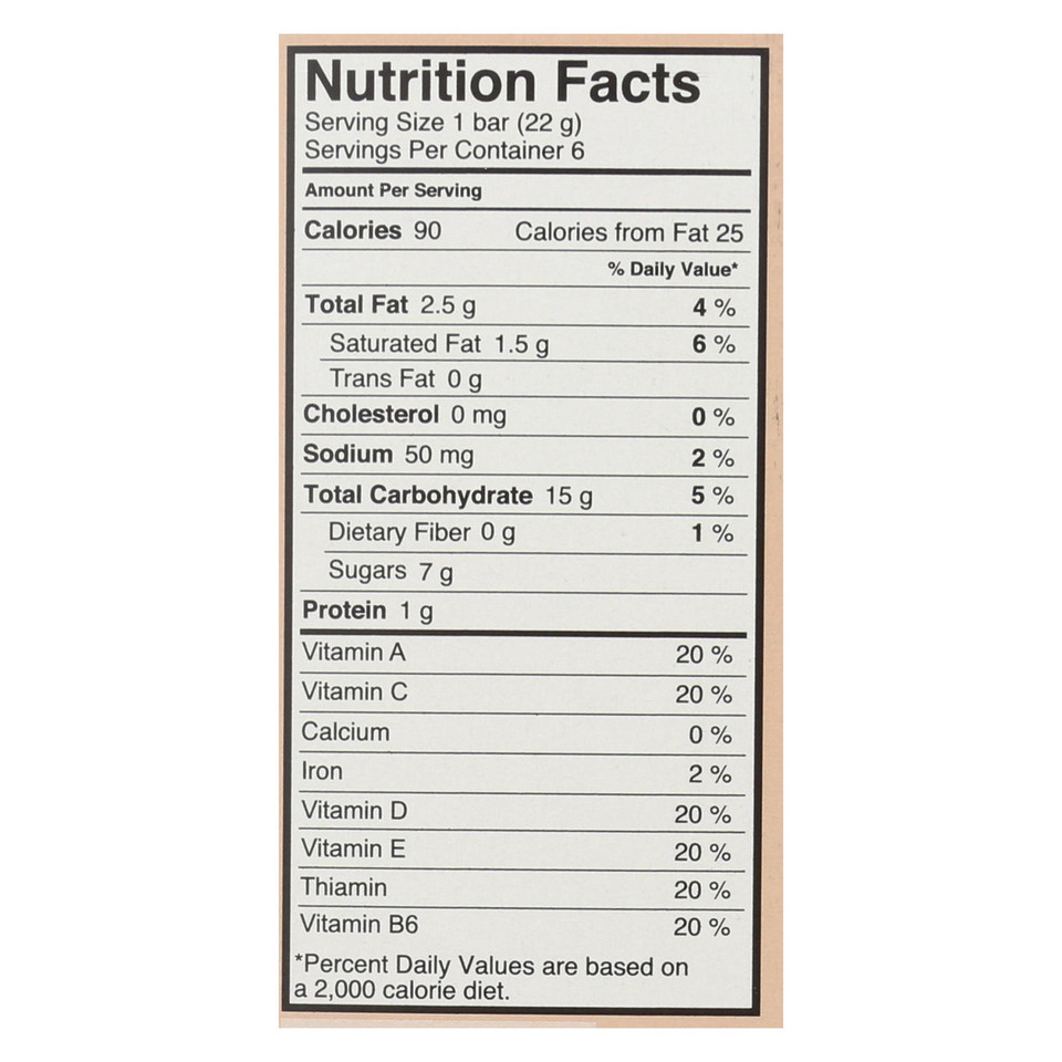 Made Good Crispy Squares - Vanilla - Case Of 6 - 4.68 Oz.