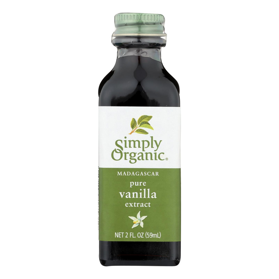 Simply Organic Pure Vanilla Extract - Case Of 6 - 8 Fl Oz.