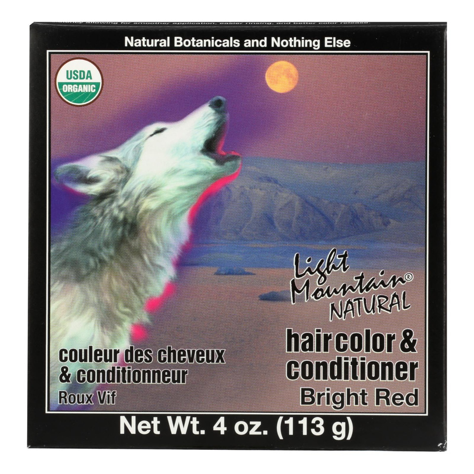 Light Mountain Hair Color - Light Red - Case Of 1 - 4 Oz.