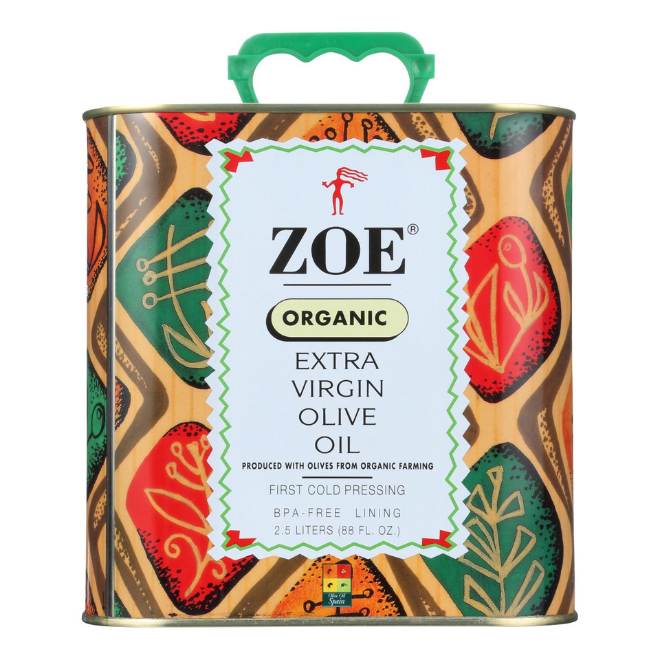 Zoe Olive Oil - Extra Virgin - Case Of 6 - 1 Ltr