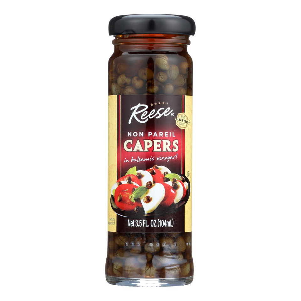Reese Non Pareil Capers - Case Of 12 - 3.5 Oz.