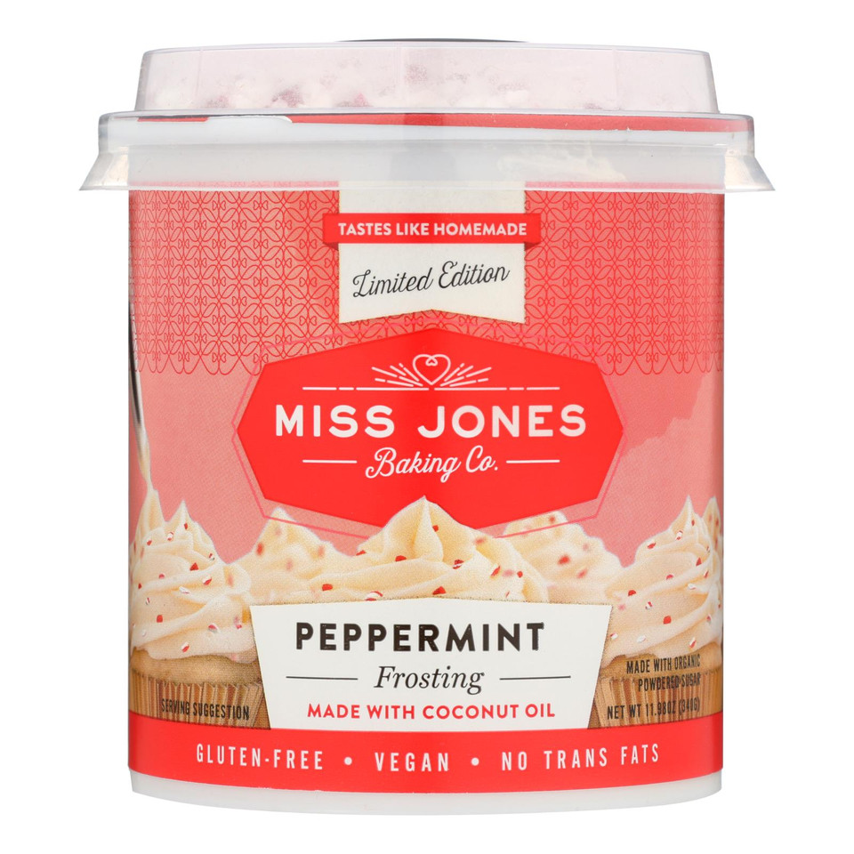 Miss Jones Baking Organic Frosting - Vanilla Buttercream - Case Of 6 ...