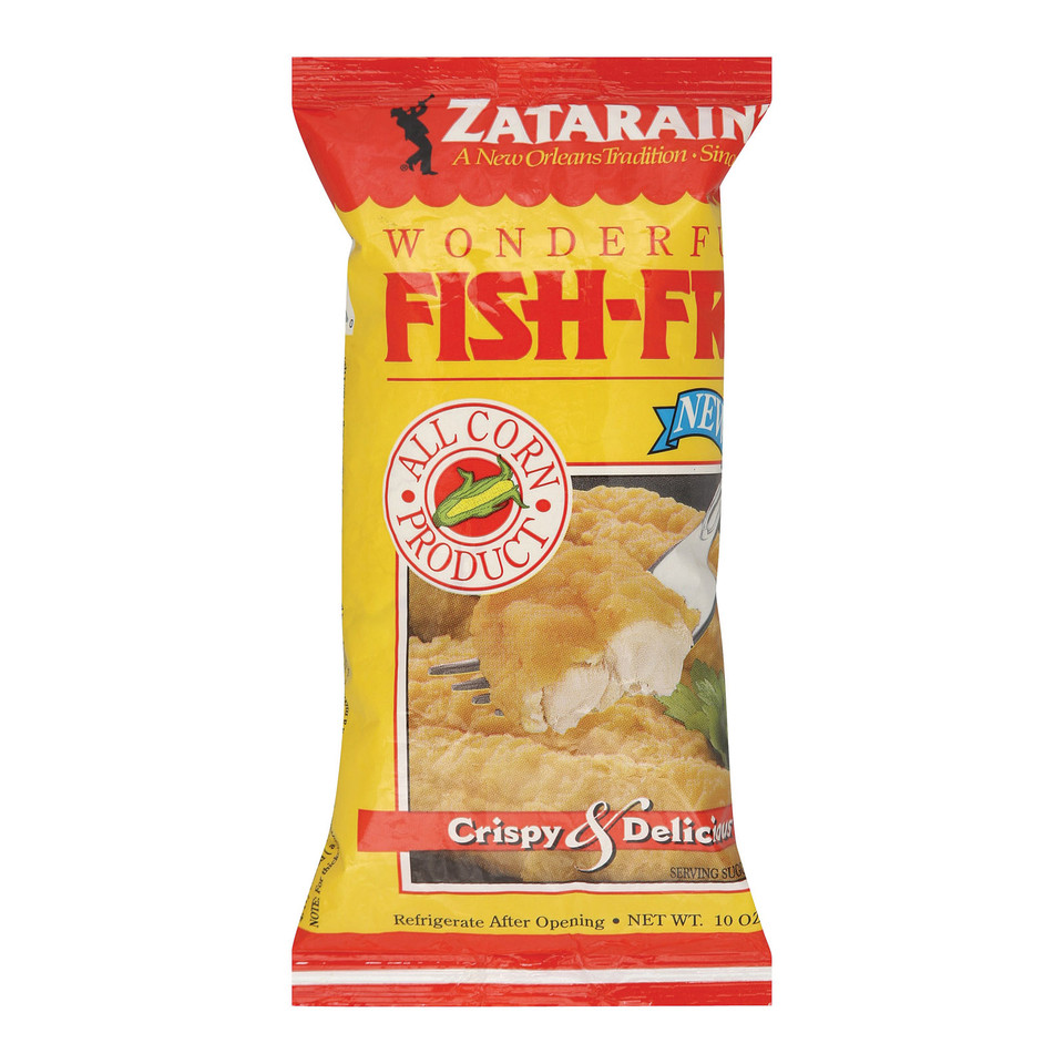Zatarain's Fish Fry- Seasoned - Case Of 12 - 10 Oz.