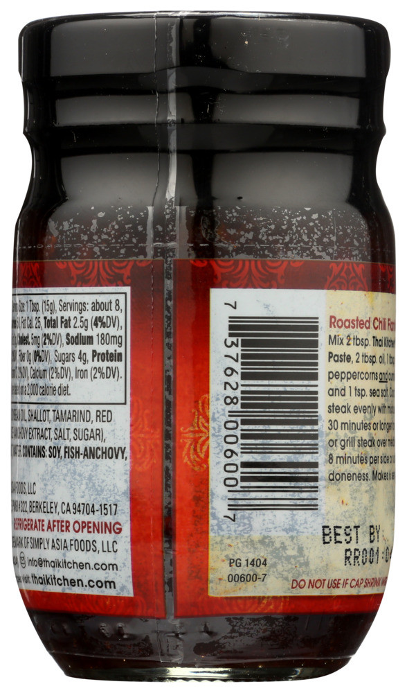 Thai Kitchen Roasted Red Chili Paste - Case Of 12 - 4 Oz.