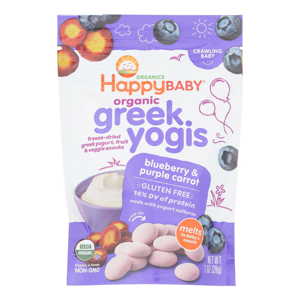 Happyyogis Yogurt Snacks - Organic - Freeze-dried - Greek - Babies And ...
