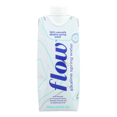 Flow Spring Water - Natural Alkaline - Case Of 12 - 500 Ml