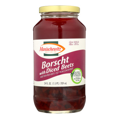 Manischewitz Borscht With Shredded Beets - Case Of 12 - 24 Oz.