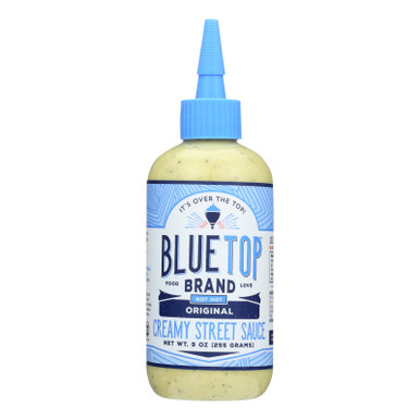 Blue Top Creamy Hot Sauce - Original - Case Of 6 - 9 Oz.