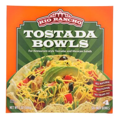 Rio Rancho Tostada Bowls - Case Of 6 - 4 Ct