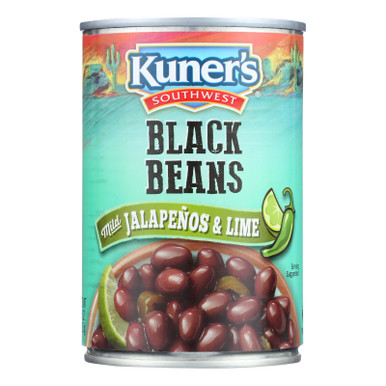 Kuner Black Beans - Case Of 12 - 15 Oz