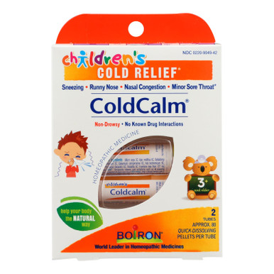 Boiron Children's Cold Calm Pellets - 2 Doses