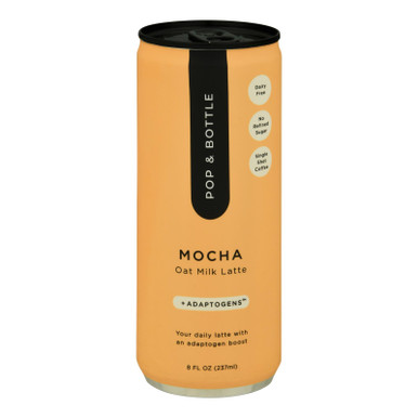 Pop & Bottle - Oat Milk Latte Mocha - Case Of 12-8 Fz - Pure Modern Living