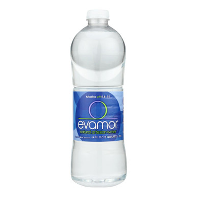 Evamor - Water Artsn Natural Alkalne - Case Of 8-64 Fz - Pure Modern Living