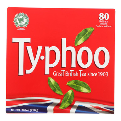 Typhoo Tea - Tea English - Case Of 6 - 80 Bag - Pure Modern Living