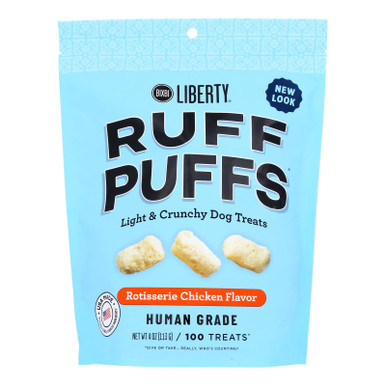 Bixbi - Ruff Puffs Rotisserie Chicken - Case Of 8-4 Oz - Pure Modern Living