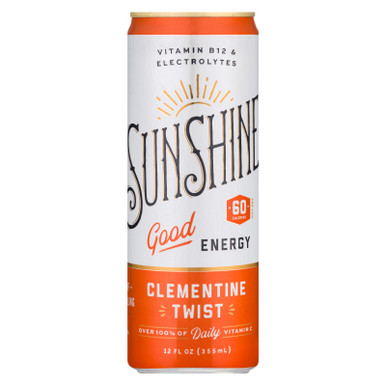 Sunshine Beverages - Soda Clementine Twist - Case Of 12-12 Fz - Pure ...