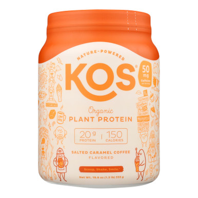 Kos - Protein Powder Caramel Coffee - 1 Each-19.6 Oz - Pure Modern Living