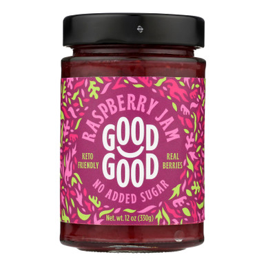 Good Good - Jam Raspberry No Sugar - Case Of 6-12 Oz - Pure Modern Living