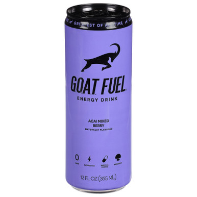 G.o.a.t. Fuel - Energy Drink Acai Berry - Case Of 12-12 Fluid Ounces ...