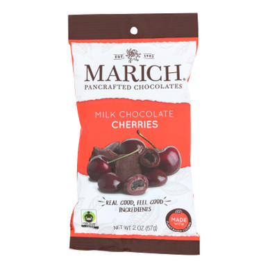 Marich - Milk Chocolate Cherries - Case Of 12 - 2 Ounces - Pure Modern ...