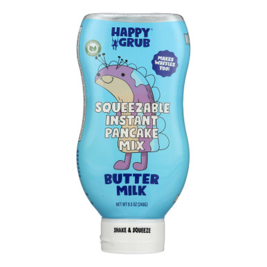 Happy Grub - Pancake Mix Instant Buttermilk - Case Of 8-8.5 Ounces ...
