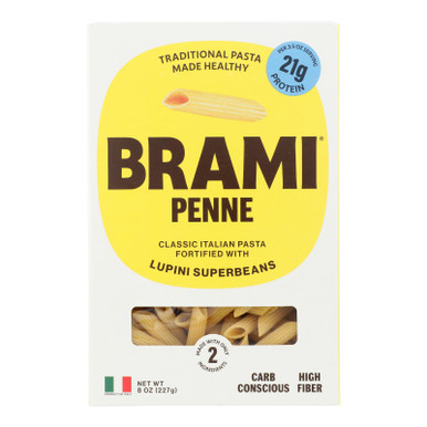 Brami - Pasta Semo Lupini Penne - Case Of 8-12 Ounces - Pure Modern Living