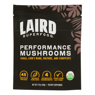 Laird Superfood - Beverage Bstr Prfmce Mushroom - 1 Each-3.17 Oz - Pure ...