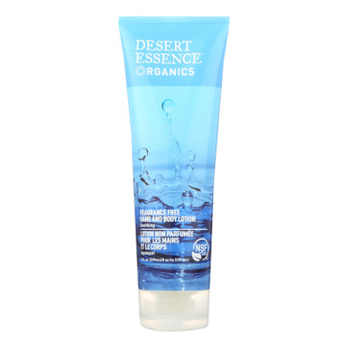 Desert Essence Pure Hand And Body Lotion Unscented - 8 Fl Oz