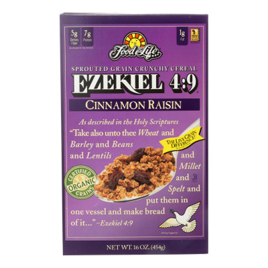 Food For Life Baking Co. Cereal - Organic - Ezekiel 4-9 - Sprouted ...